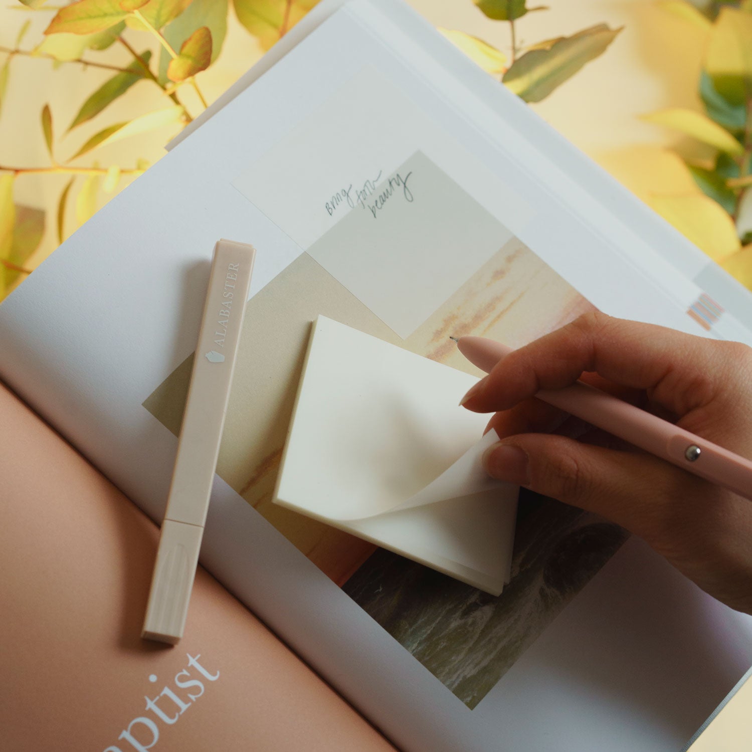 Transparent Sticky Notes – Alabaster