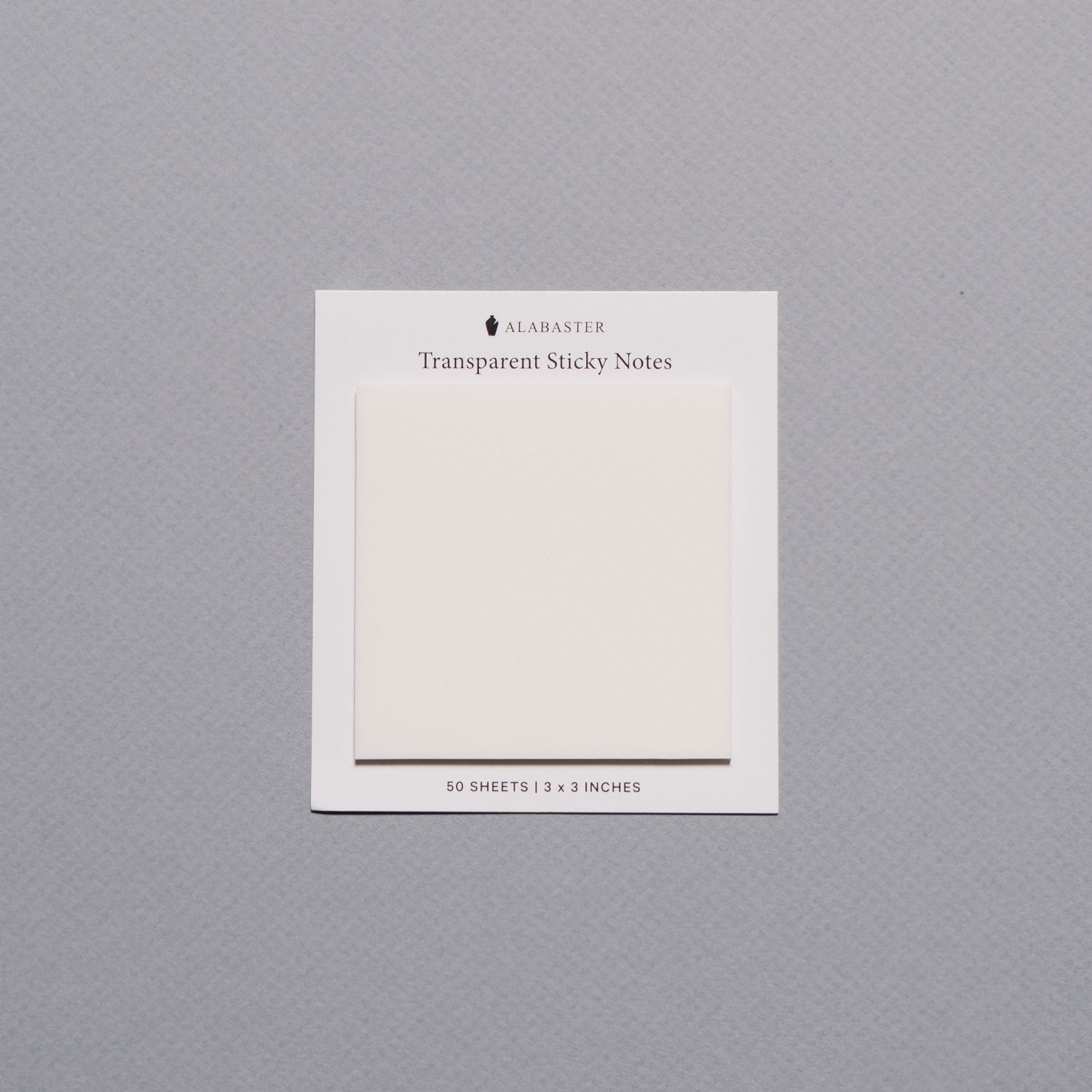 Transparent Sticky Notes – Alabaster