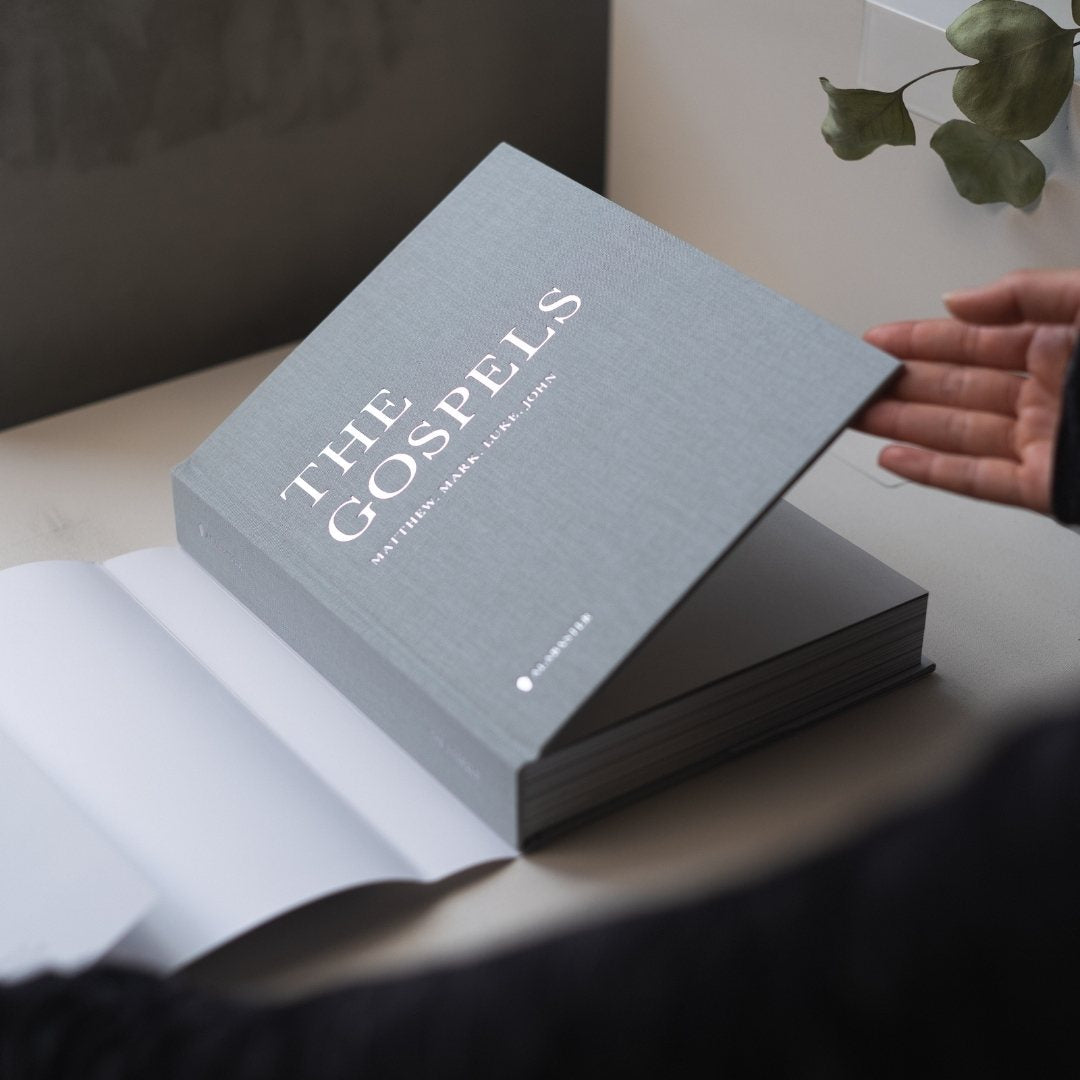 The Four Gospels Hardcover Bible Book | Alabaster Co